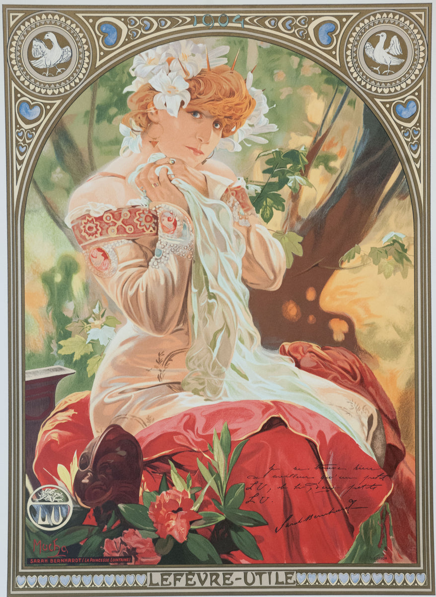 Vintage Mucha: Sarah Bernard