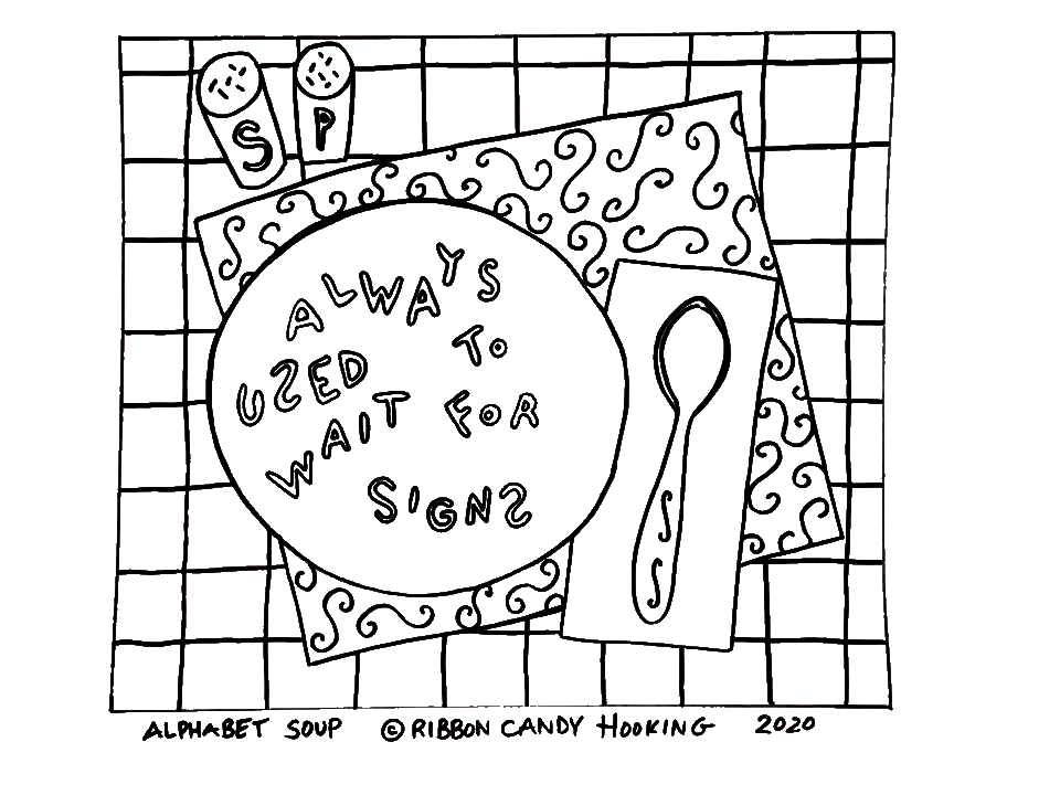 Alphabet Soup Coloring Page