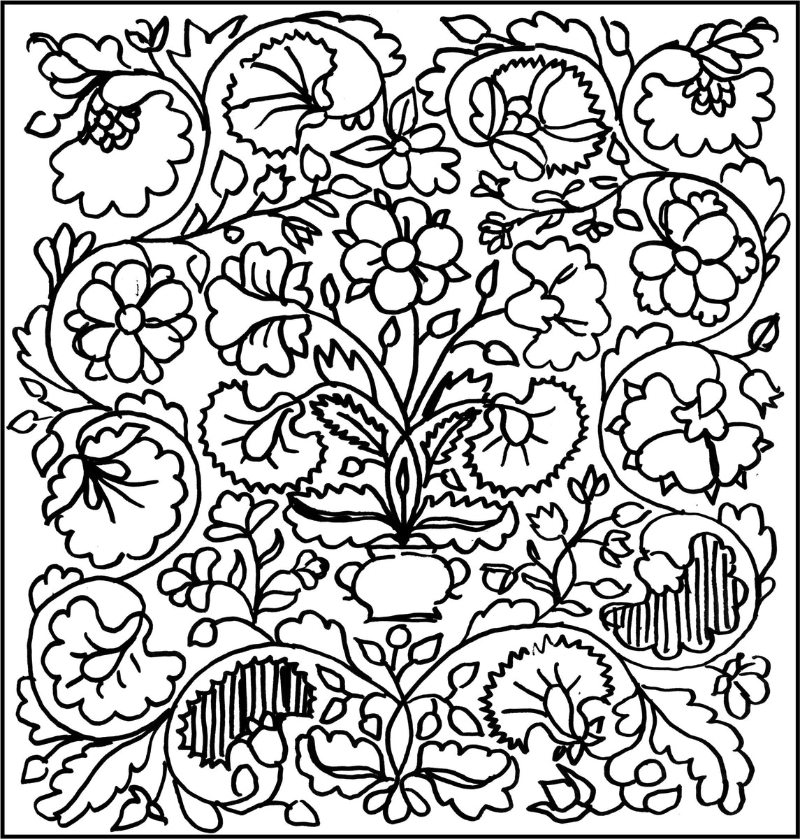 Elizabeth Foote Bed Rug Pattern