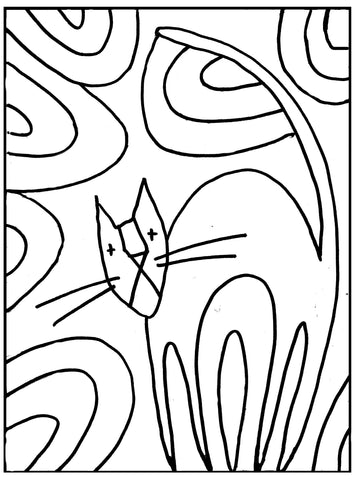 Candy Corner Cat