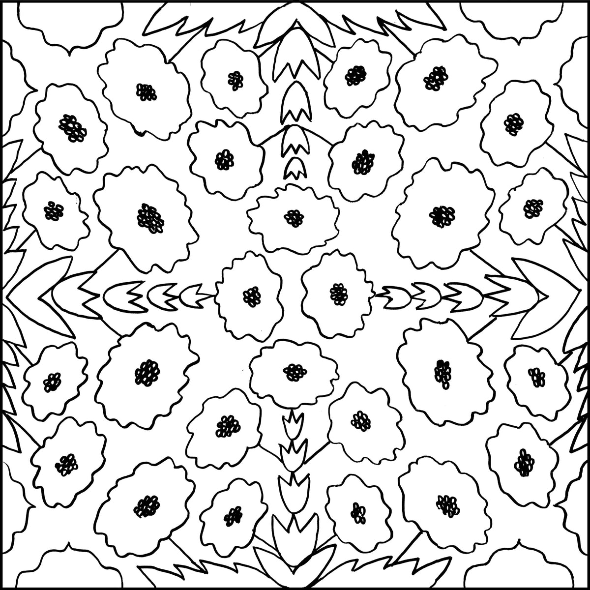 Cook Island Deco Rarotonga Beach Pattern