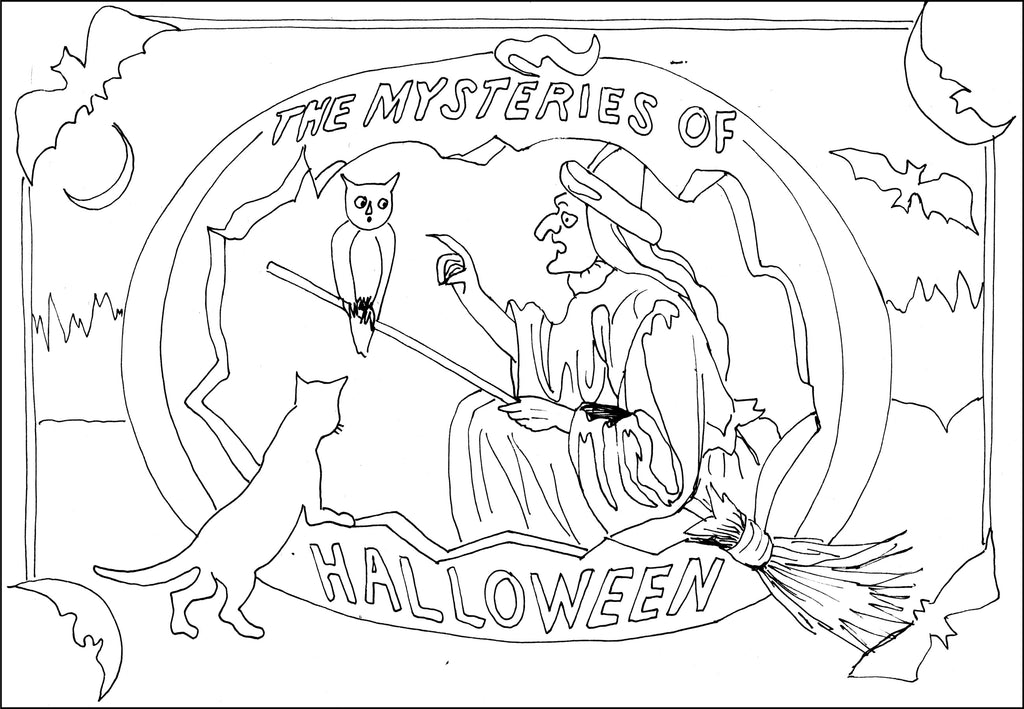 coloring pages x26 halloween